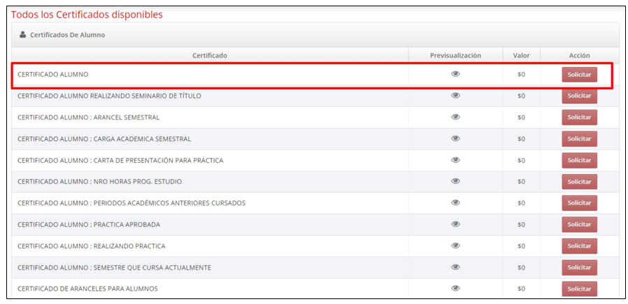 Necesito descargar el certificado de alumno regular ¿Cómo lo puedo ...