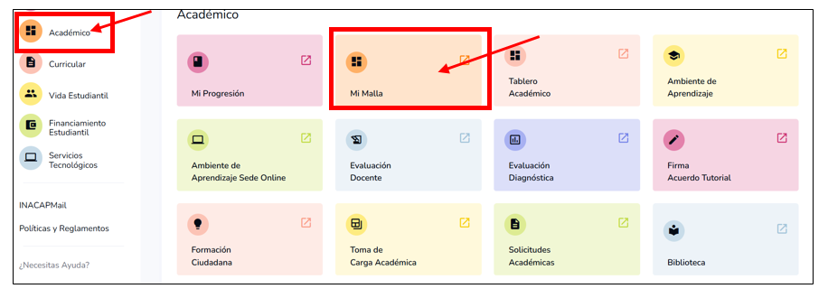 Cómo revisar la malla curricular en la Intranet INACAP – Inacap Online