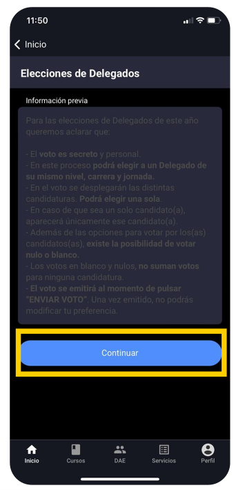 Cómo votar por tu Delegado Estudiantil desde la App e Intranet INACAP ...